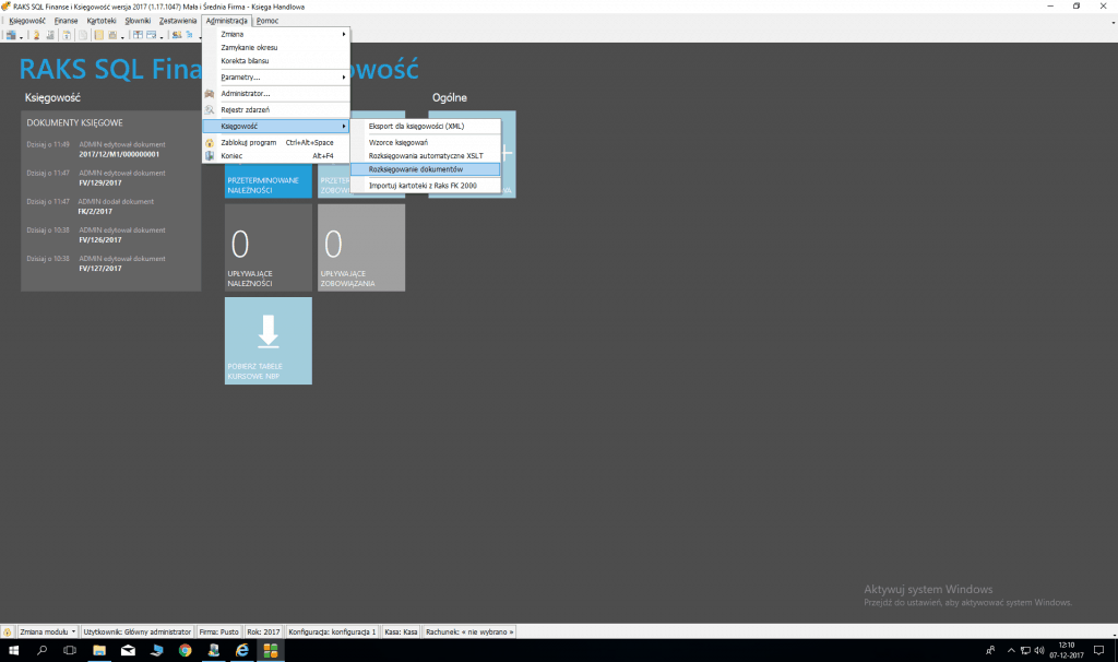 Eksport do „RaksSQL" - Mega-Tech K&M
